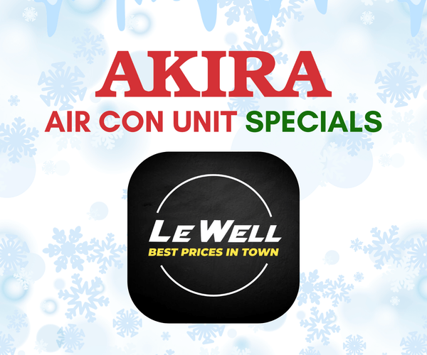 AKIRA Air Con Unit SPECIALS at Le Well Company Ltd! – Samoamarket.com