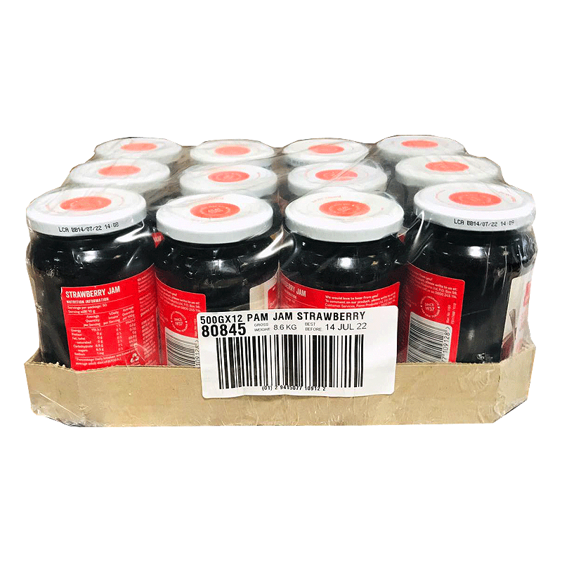 Pams Jam/Siamu Assorted Flavours 500g 12PACK [NOT AVAIL AT VAITELE] "P ...
